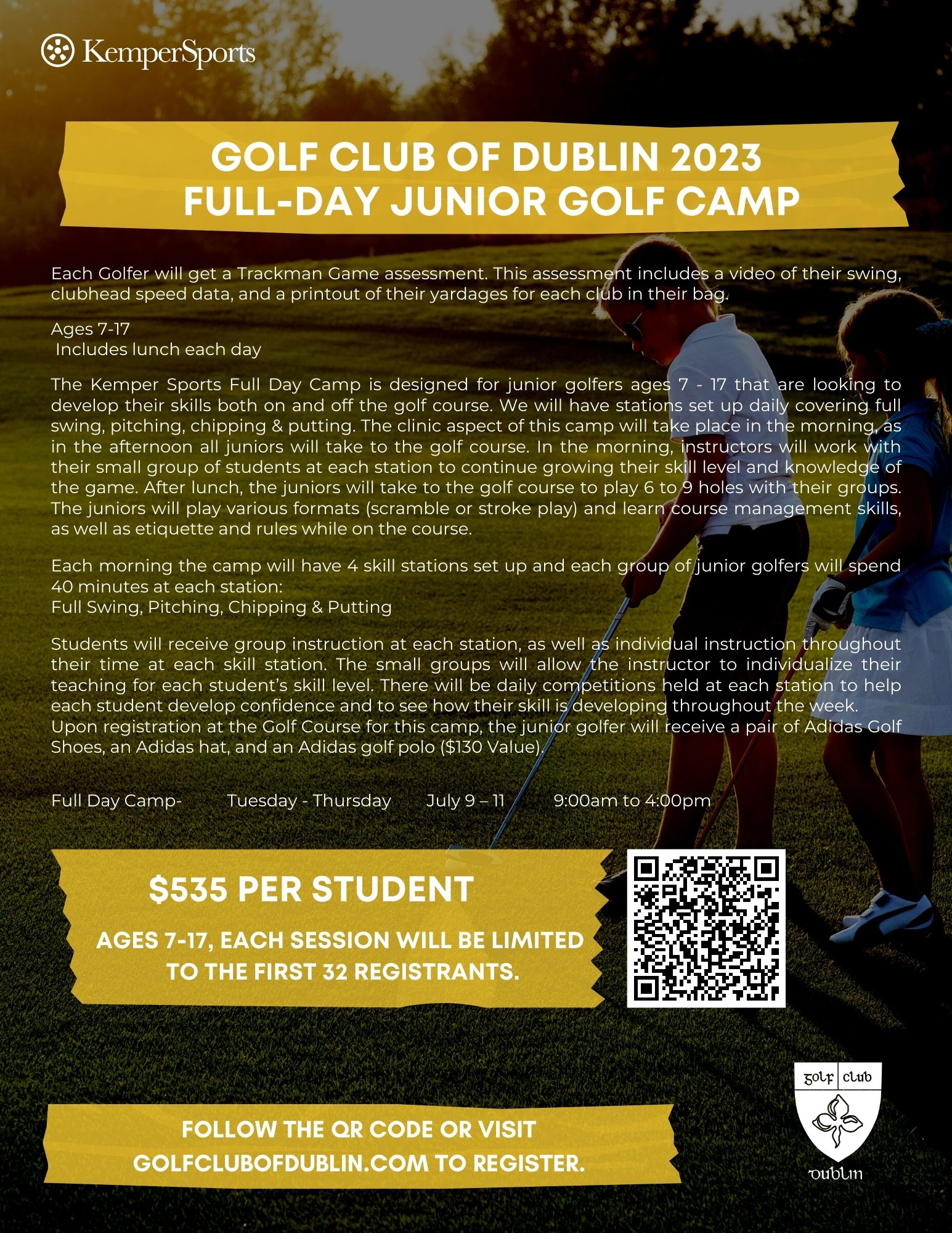 Junior Golf Programs - Golf Club of Dublin