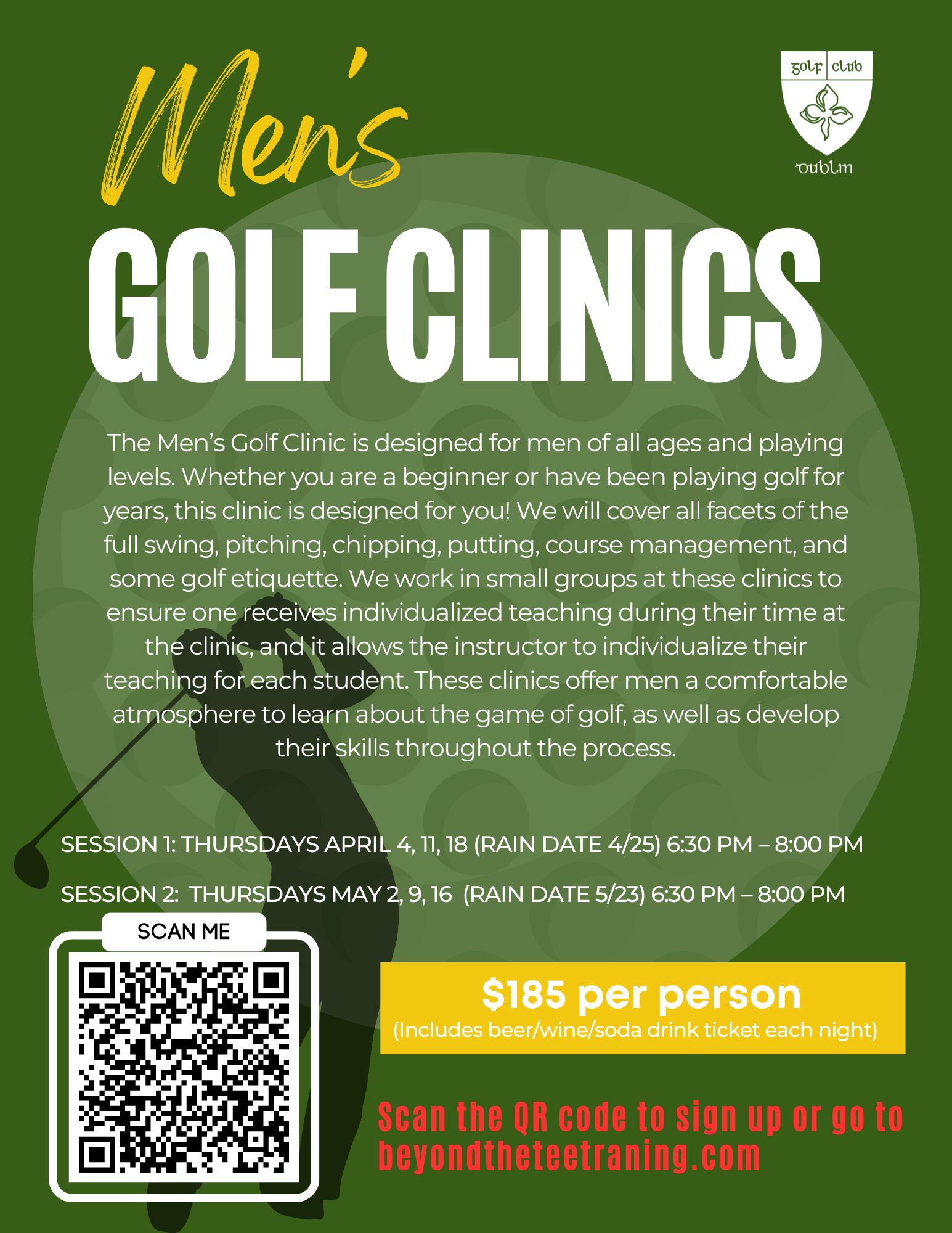 Leagues & Clinics - Golf Club of Dublin
