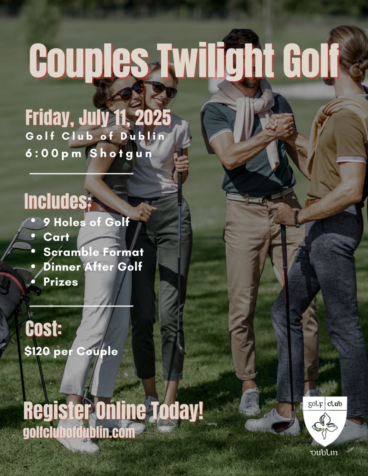 Couples Twilight Golf - Golf Club of Dublin